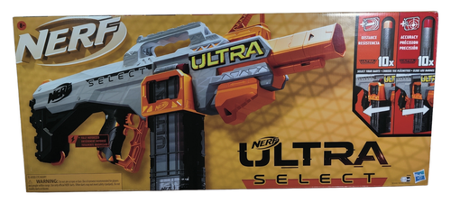 NERF Ultra Select Motorized Blaster 20 Ultra Darts Dual Clips By Hasbro ...
