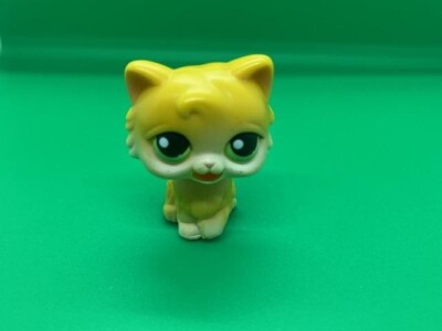 Littlest Pet Shop 1st Generation Yellow Cat Magic Motion Tounge LPS ...