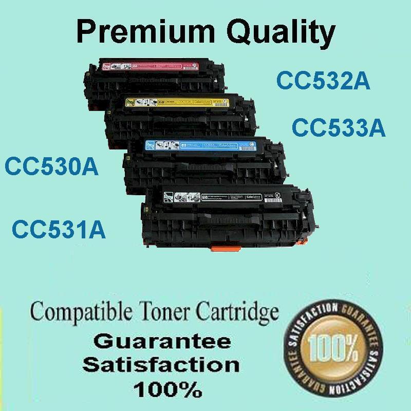 1 x BLACK Toner Cartridge CC530A for HP LaserJet CM2320 CP2025 CP2025n ...