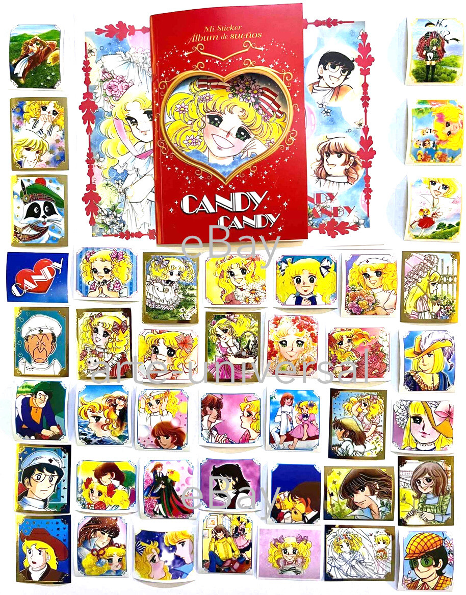 MINI ALBUM COMPLETE STICKERS Candy Candy Navarrete Sticker Collection ...