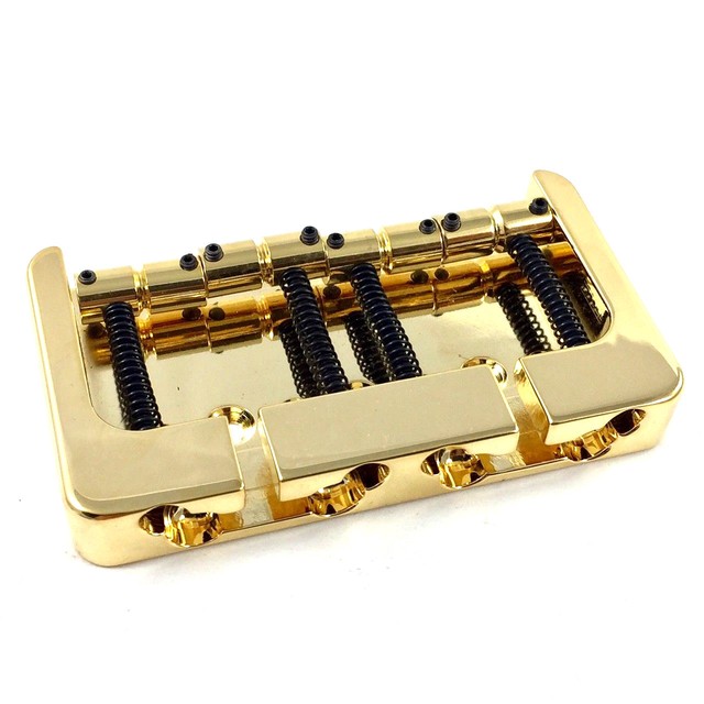Hipshot Gold/Brass B Series Bass Bridge String Thru Fender P/Jazz ...