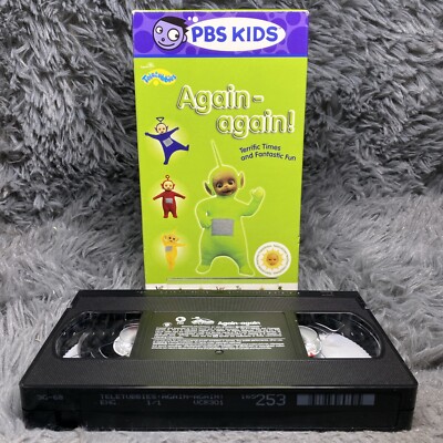 Teletubbies - Again Again! VHS Tape 2004 PBS Kids Cartoon Show Late ...
