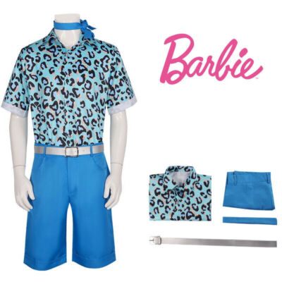 Movie Barbie Ken Cosplay Costume Halloween Fancy Dress Party Prop Xmas ...