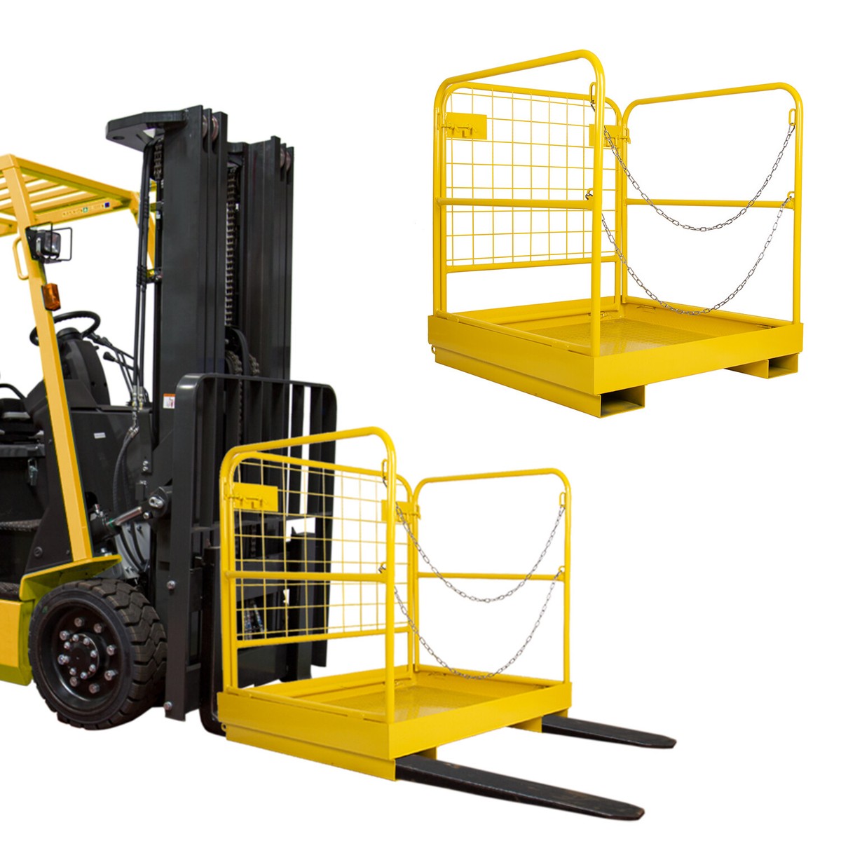 Fold Down Work Platform For Fork Lift