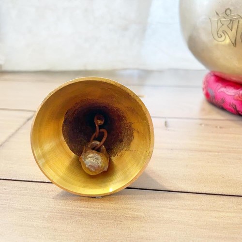 Altar Bell Tibetan Bell Altar Bell Brass Tinsha Puja Puja Buddhist ...