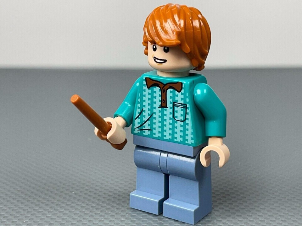 Lego Ron Weasley 75969 Dark Turquoise Polo Shirt Harry Potter ...