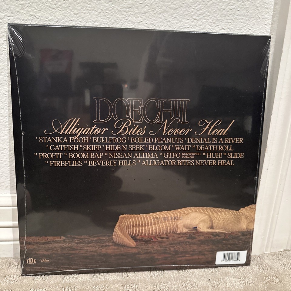 Doechii Alligator Bites Never Heal White Vinyl LP Signed Insert New ...