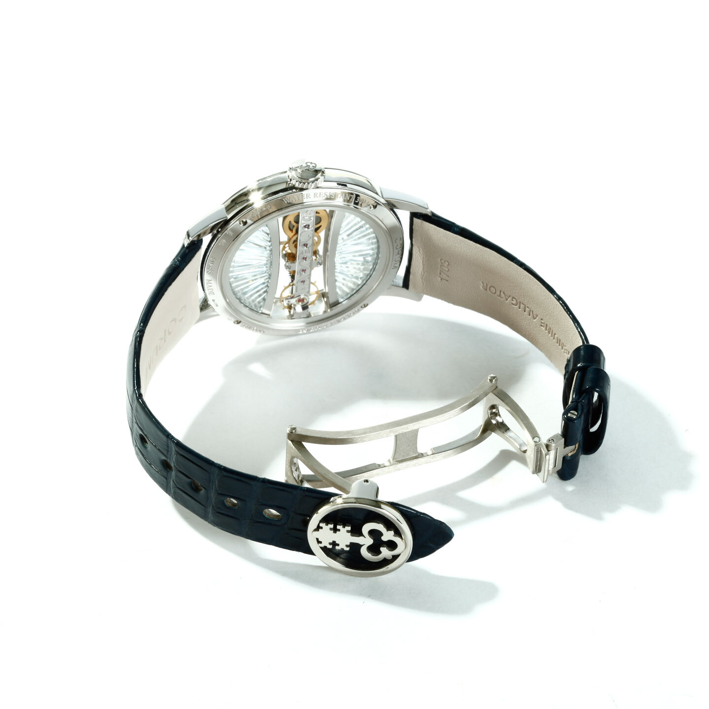 Corum Golden Bridge Round 39mm Diamond Skeleton Dress Watch B113/03169 ...