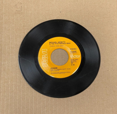 MICHAEL NESMITH & THE FIRST NATIONAL BAND JOANNE/ONE ROSE RCA 45 0368 ...