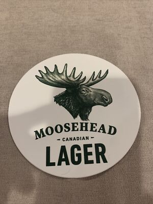 MOOSEHEAD Lager moose head STICKER label decal beer brewery Man Cave 5 ...
