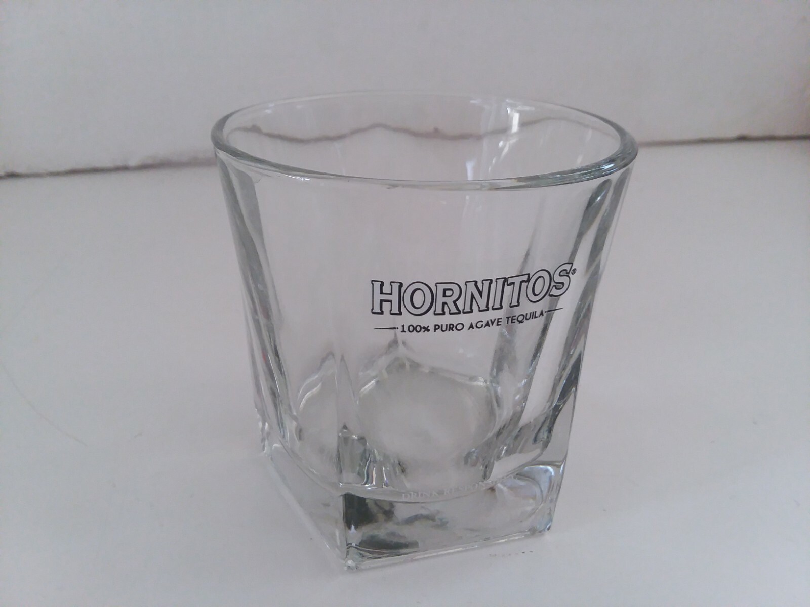 Hornitos Agave Tequila Heavy Rocks Glass 3 1/2" x 3 3/8" diameter | eBay