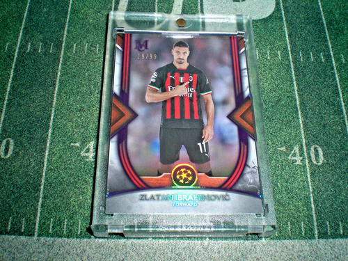 2022-23 Topps Museum Collection UEFA Zlatan Ibrahimovic /99 Amethyst AC ...