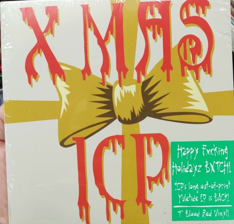 ICP Xmas 7" red Vinyl Record Insane Clown Posse Rare OOP Christmas ...