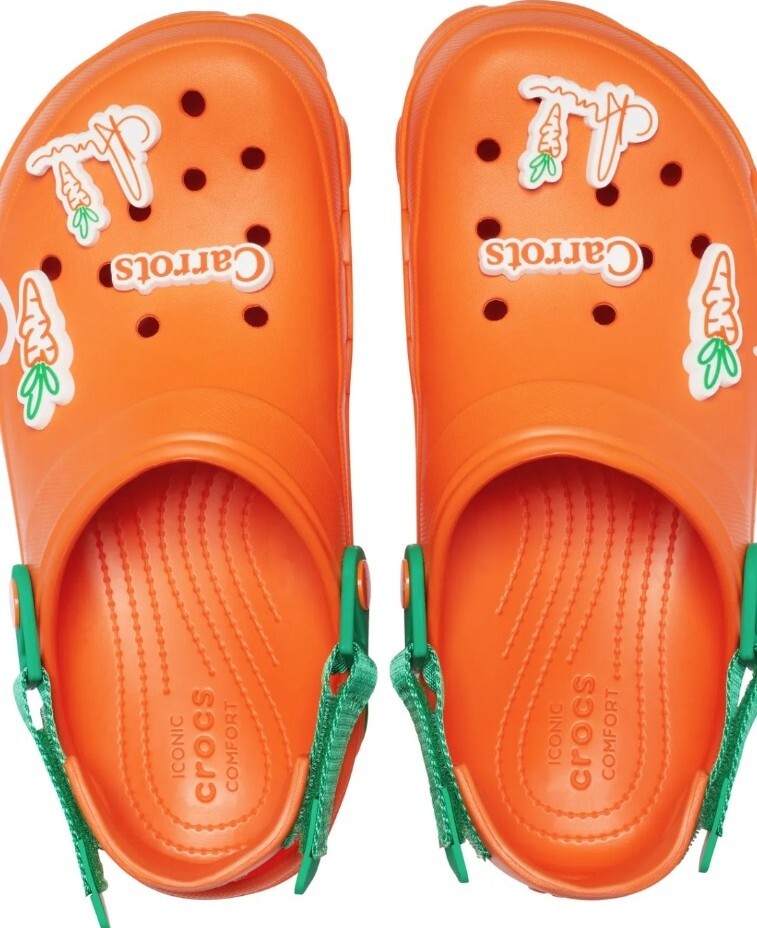 Crocs Carrots X Crocs Classic All Terrain Clog Orange Coral Size 12 13 ...