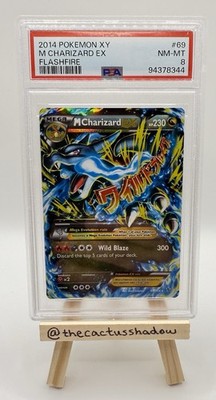 PSA 8 - Mega Charizard EX (X) 69/106 Flashfire Holo - LOW POP 1,119! | eBay