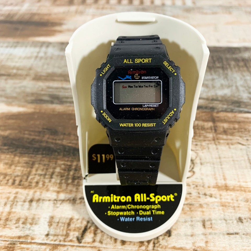 [NEW] Vintage Armitron All-Sport Water-Resistant Digital Watch | eBay