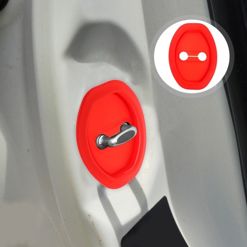 4 Pcs Door Lock Protective Cover Latch Protector Car Absorber Cushion ...