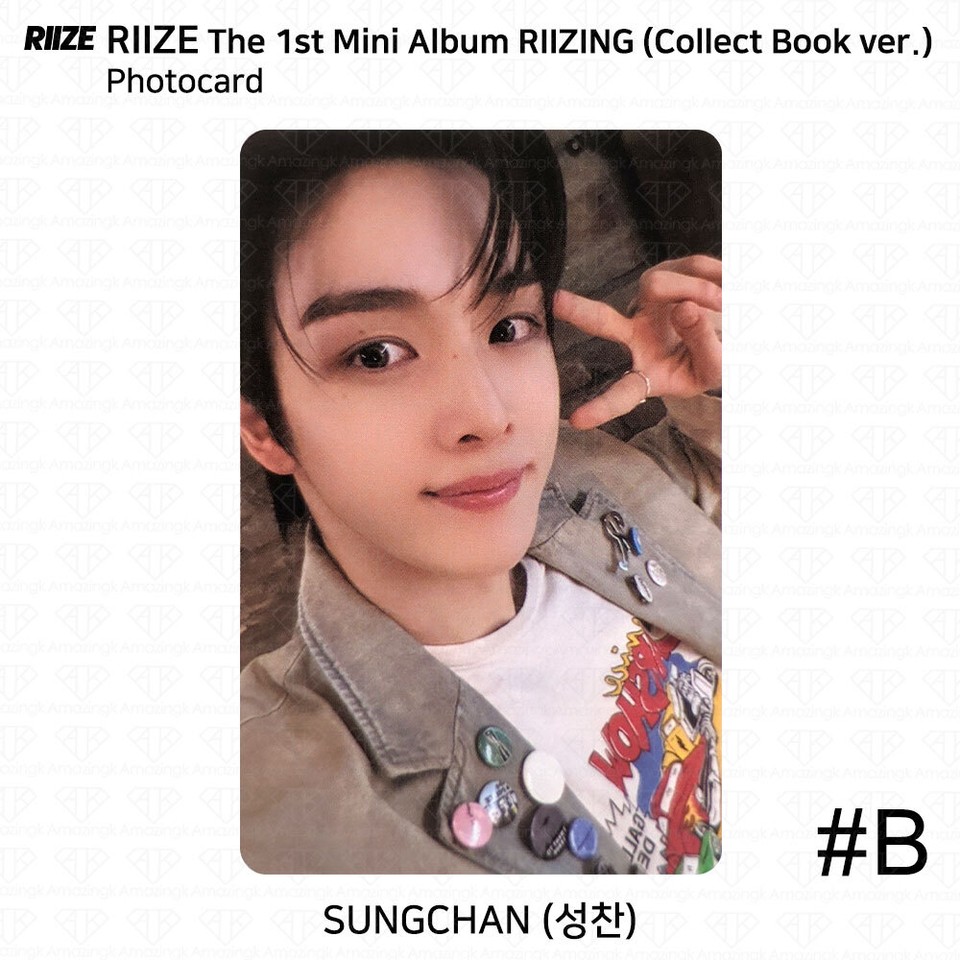 RIIZE The 1st Mini Album RIIZING Collect Book Photocard Portrait Photo ...