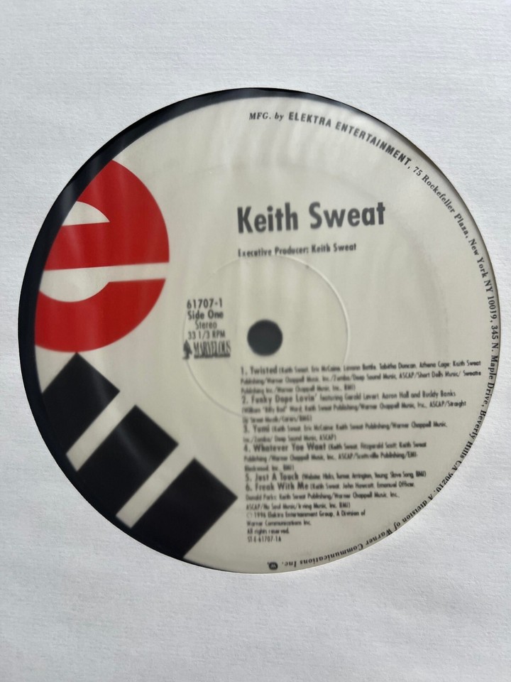 Keith Sweat / Keith Sweat 1996 US Original LP Vinyl Elektra Traci Hale ...