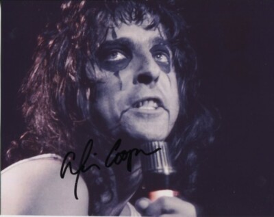 ALICE COOPER signed AUTOGRAPH 3098 | eBay