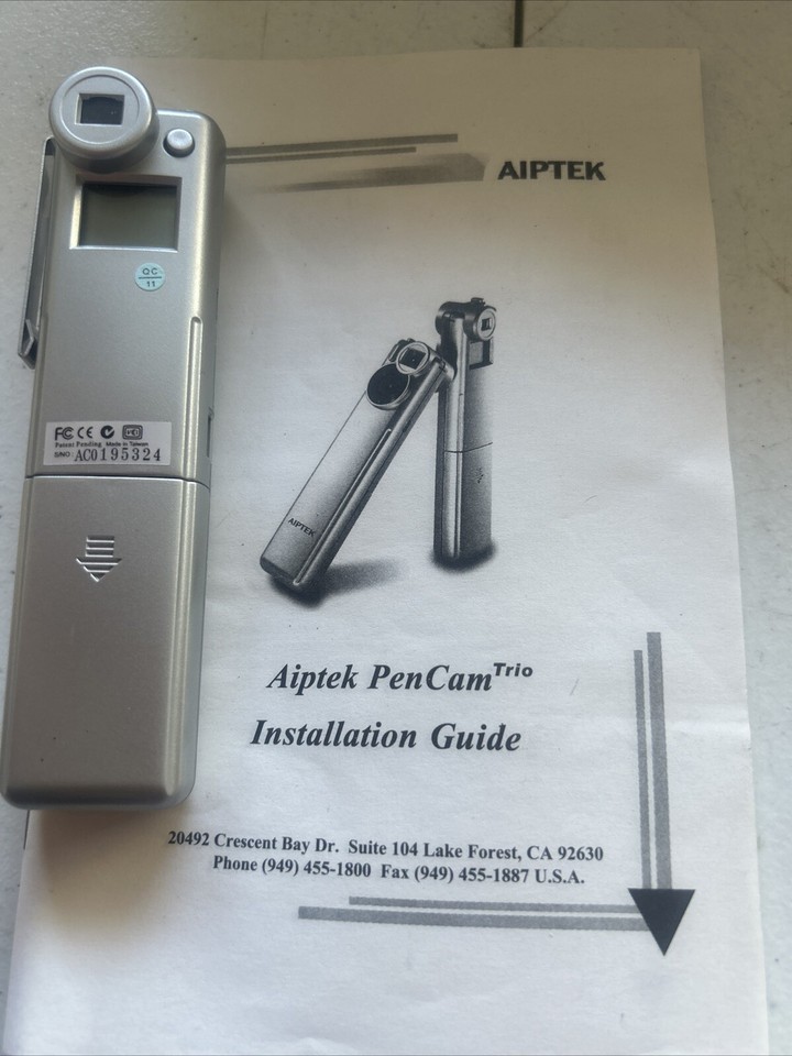 Aiptek Vintage VGA Pencam WITH GUIDE | eBay