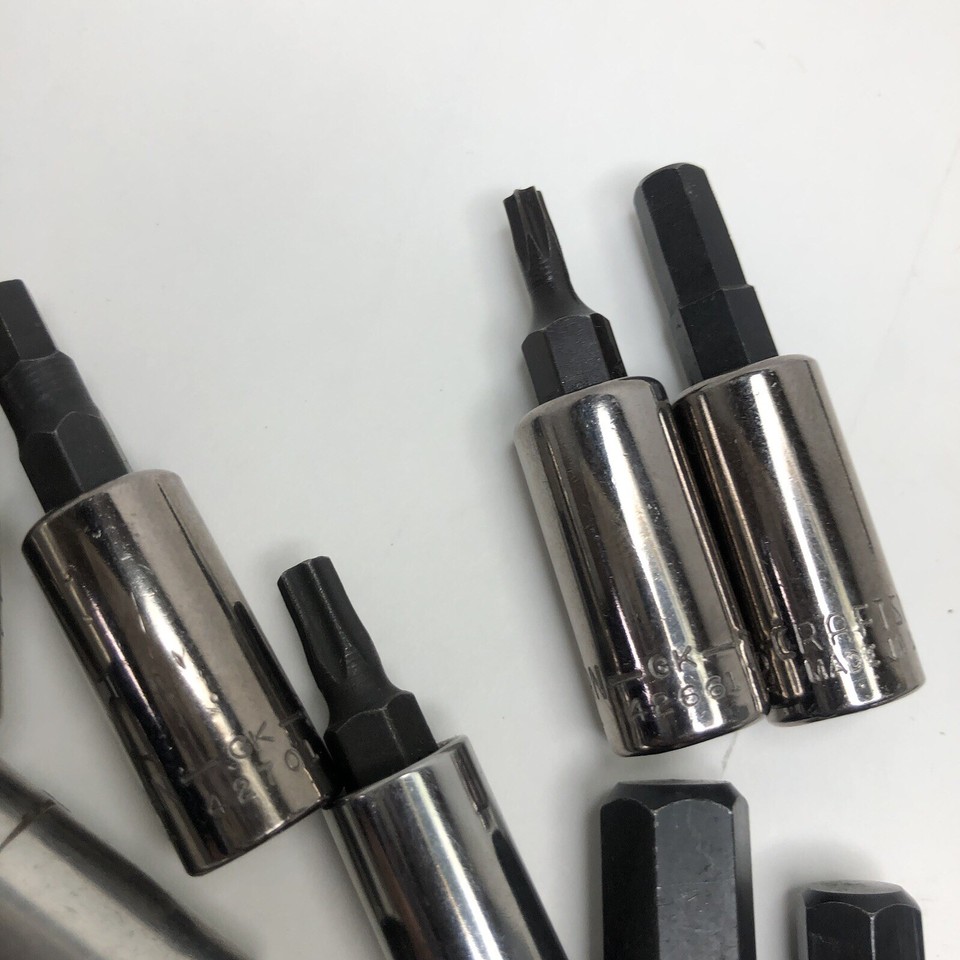 Vintage Mix 19 Craftsman 3/8" & 1/4" Drive Torx Hex/Allen Adapter ...