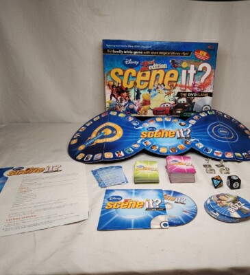 Mattel Scene It Disney 2nd Edition DVD Game (45045) Complete Pixar ...