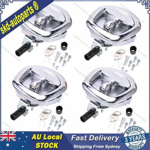 4x Central Locking Handle Whale Tail Lock Power Operated Recessed ...