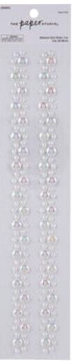 BORDERS Pearl Bubble AB Bling Adhesive Gem Strip Wedding Paper Studio ...