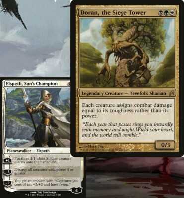 Doran, the Siege Tower TREEFOLK STAX Commander Deck Magic MTG Ready-to ...