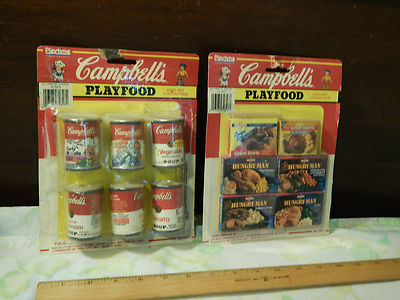 Campbell's [1991] PlayFood (LOT of 2) Swanson Frozen TV Dinners *TYCO ...