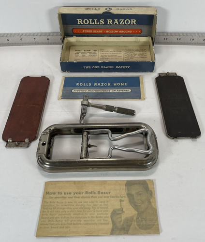 1955 Rolls Razor Viscount All-In-One Shaving Kit London England Vintage ...
