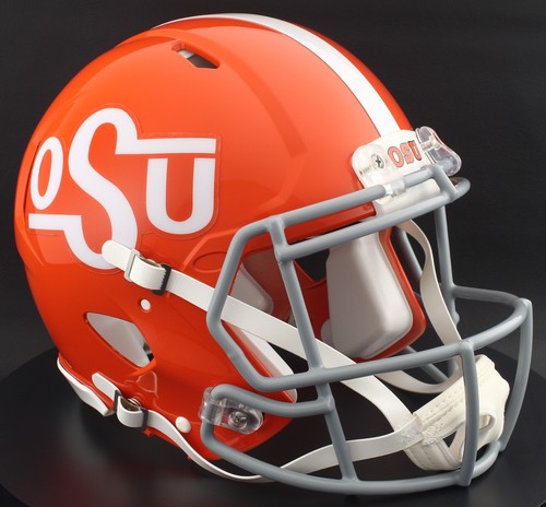 OKLAHOMA STATE COWBOYS NCAA Riddell Speed Full Size AUTHENTIC Football ...