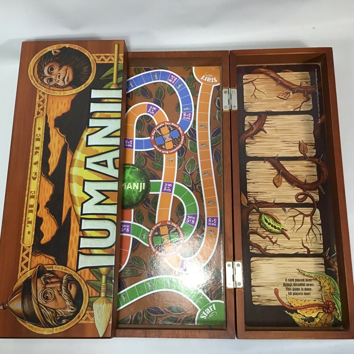 Jumanji Wooden Board Game