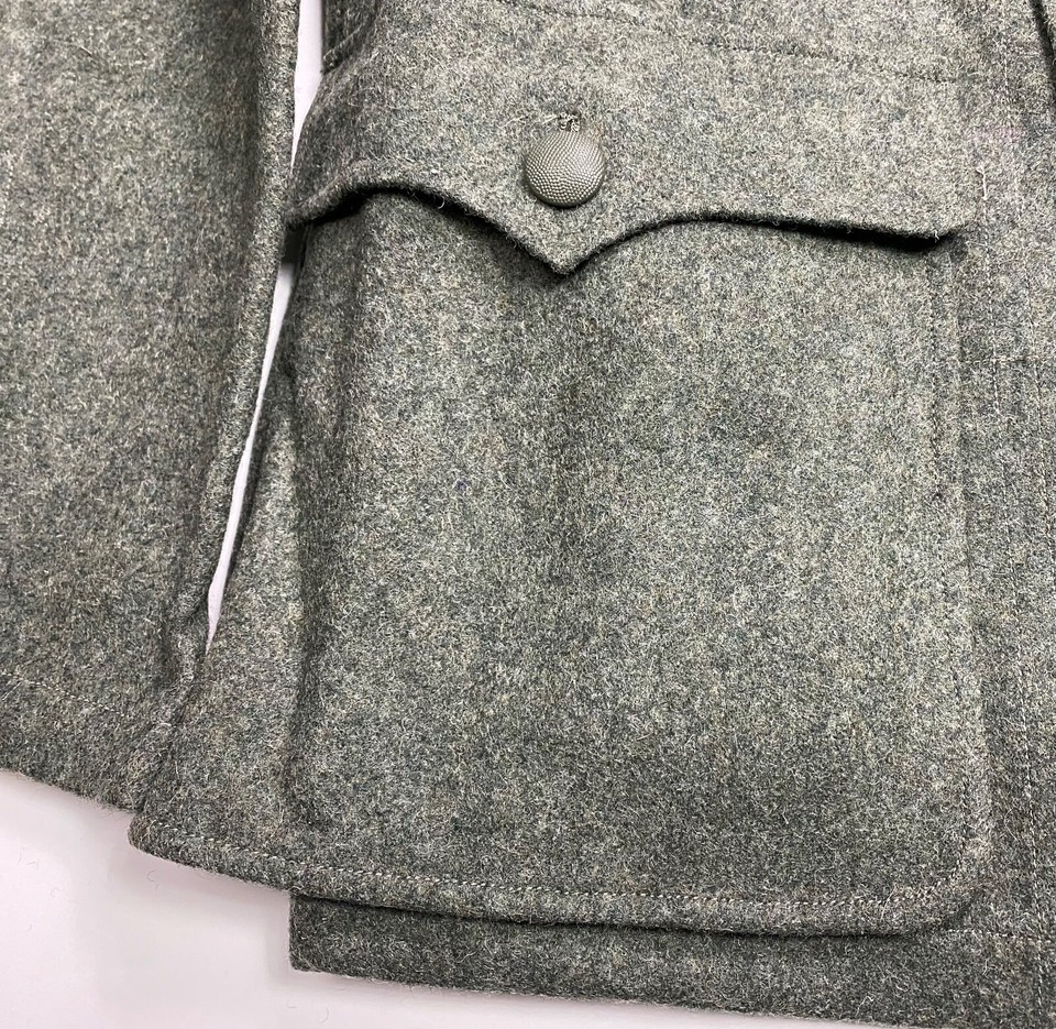 WWII GERMAN M1942 M42 WOOL COMBAT FIELD GREY TUNIC-MEDIUM | eBay