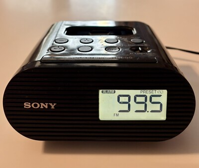 Sony Alarm Clock & FM Radio For iPhone/iPod Speaker Dream Machine Dock ...