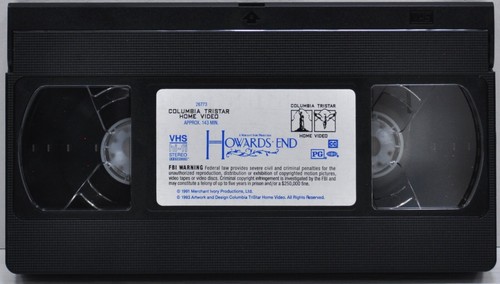 Howards End - VHS - Anthony Hopkins - Helena Bonham Carter - Vanessa ...