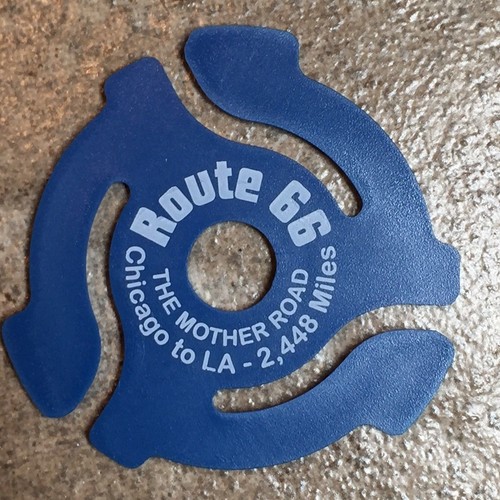 10 Collectible "Route 66" 45 RPM RECORD INSERT ADAPTERS -Blue | eBay