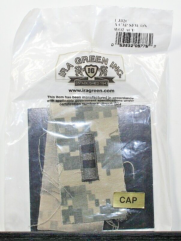 US Army Chief Warrant Officer Two CWO-2 Universal Camouflage Pattern ...