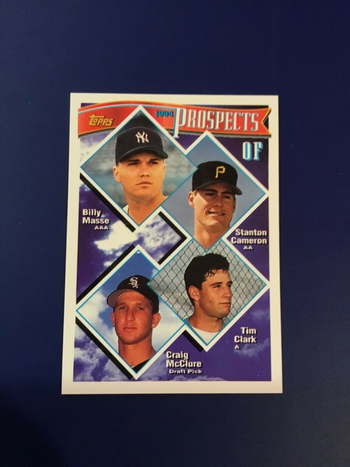 1994 Topps #79 BILLY MASSE, CAMERON, CLARK, MCCLURE Rookie Prospects | eBay