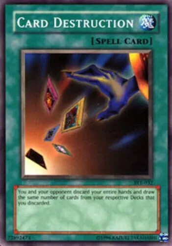 Card Destruction SYE-032 Unlimited Common Heavy Play Yu-Gi-Oh DNA GAMES ...