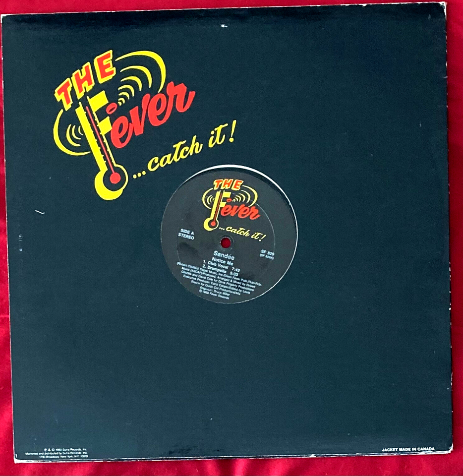 SANDEE "NOTICE ME" 12" 1ST PRESSING NM *** PLAY GRADED | eBay