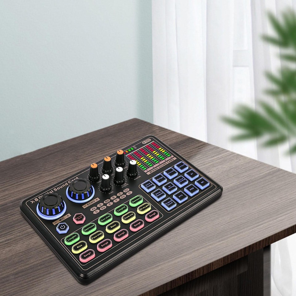 Live Sound Card Different Sound Effects Studio Equipment for Music ...