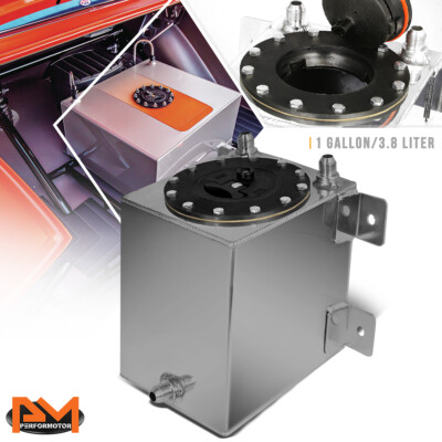 1 Gallon Bottom Feed Lightweight Aluminum Fuel Cell/Gas Tank+Cap ...