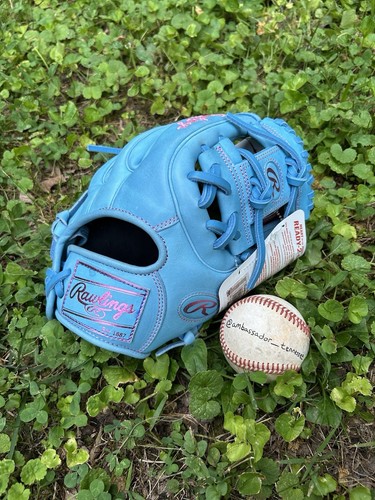 Rawlings Heart of the Hide 11.5” R2G Baby Blue/Pink | eBay