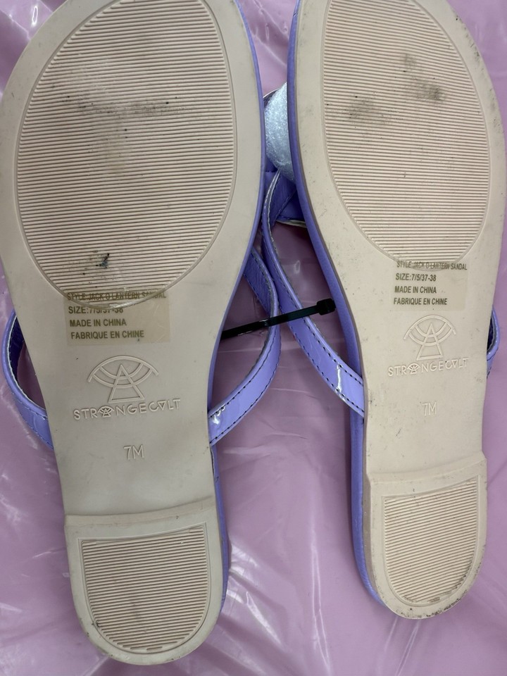 Strange Cult Jack O Lantern Flip Flops Sandals Slip On 7M Cosplay | eBay