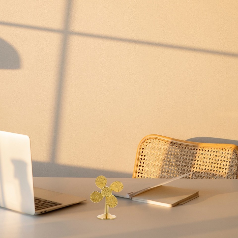 Copper Craft Windmill Statue Adornment Desktop Craft Windmill Sculpture ...