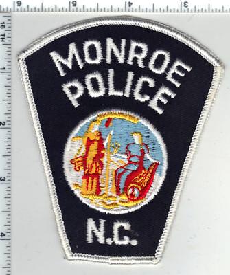 Monroe Police (North Carolina) Shoulder Patch from the 1980's | eBay