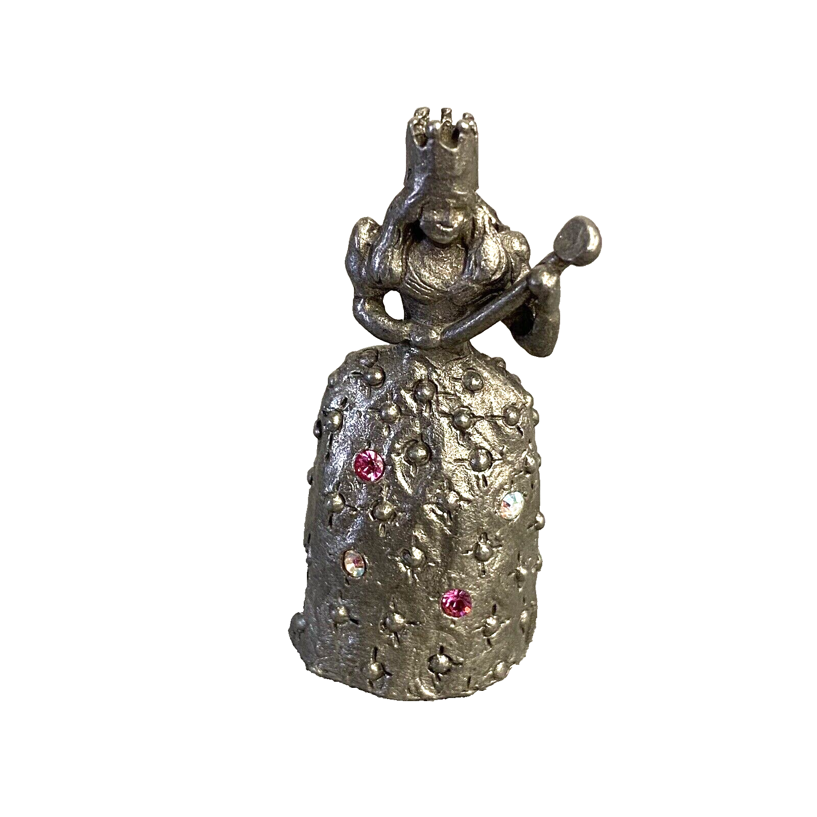 Wizard of Oz GLINDA Pewter Thimble COMSTOCK Crystal Jeweled RARE | eBay