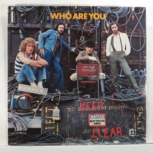 THE WHO - Who Are You 1978 1st US LP SEALED Pete Townshend, Keith Moon ...